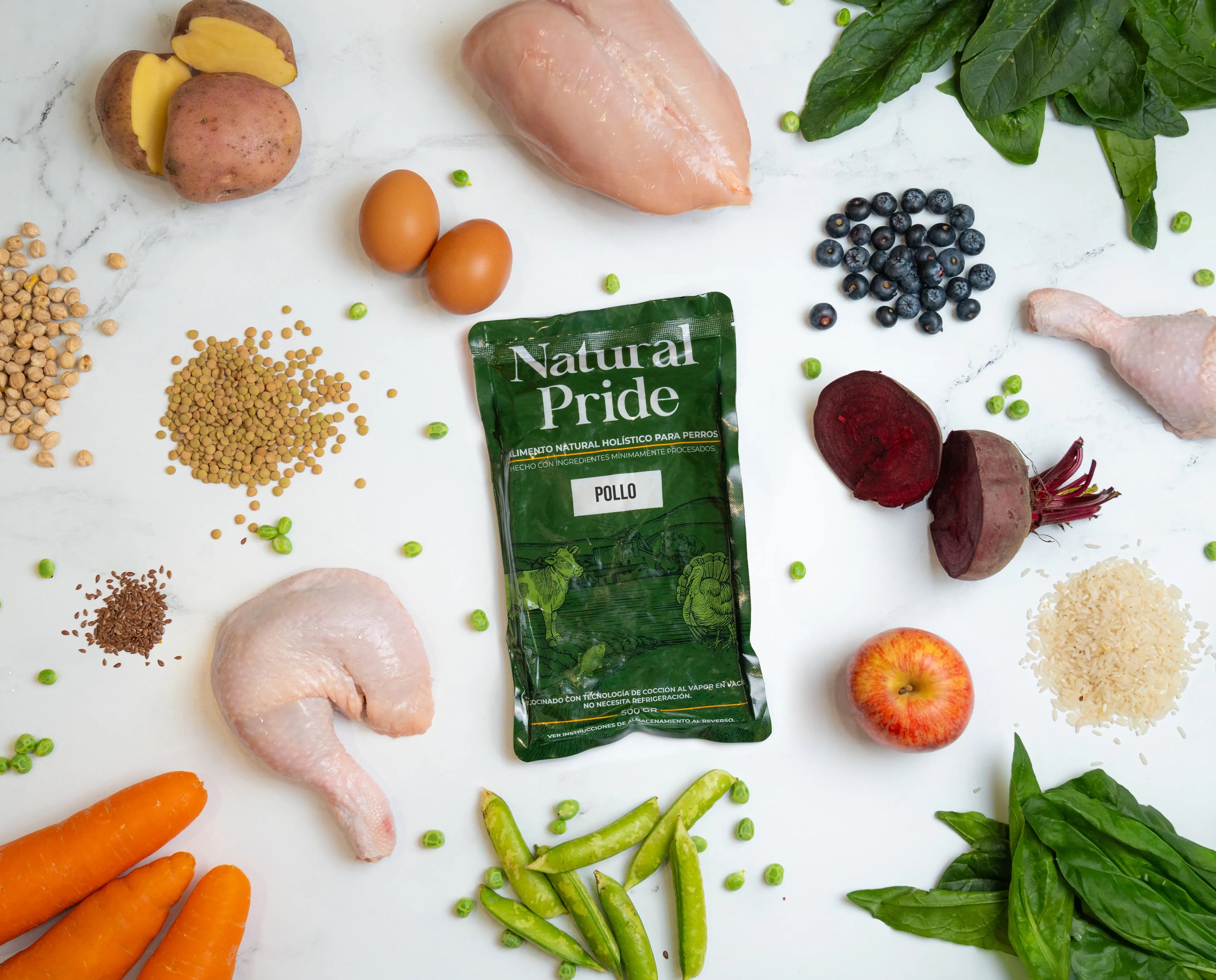 Pollo - Alimento fresh para perro (1kg) – Natural Pride